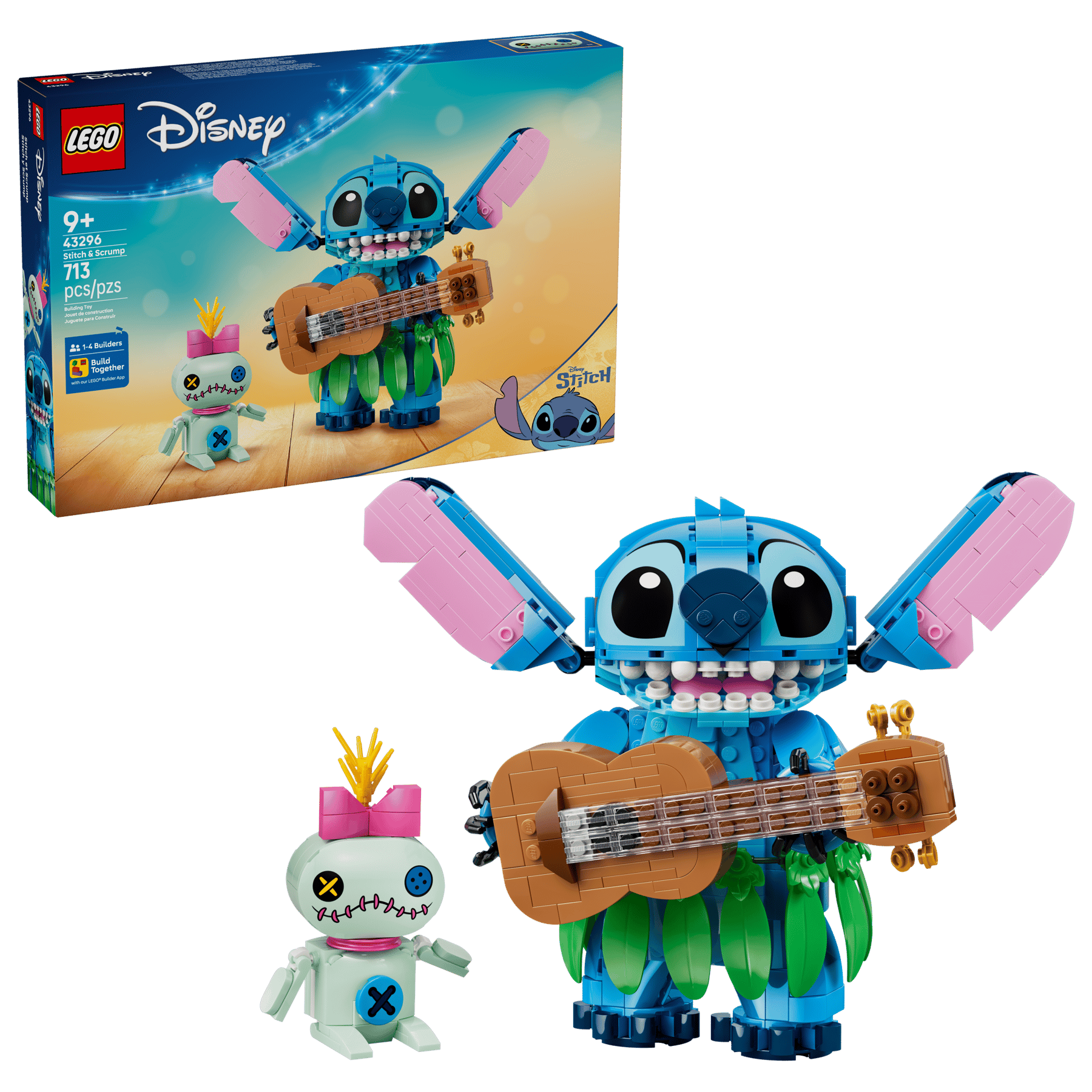 Конструктор LEGO Disney 43296 Stitch & Scramp Стич и Скрамп