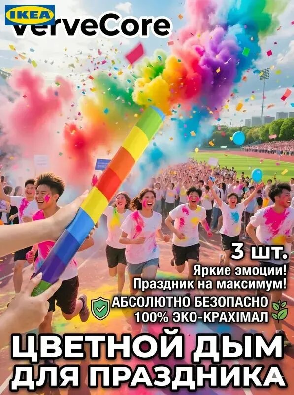 Краски Холи Случайным образом отправляйте три цвета