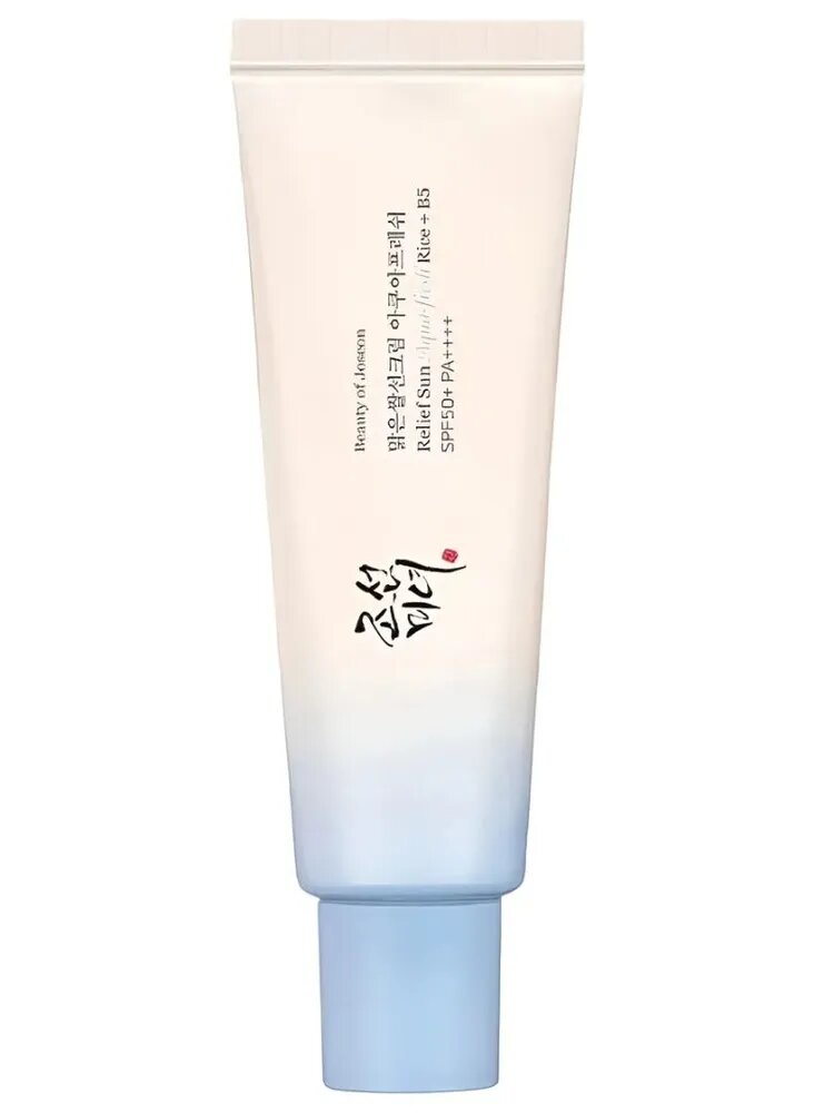 Лёгкий солнцезащитный крем с пантенолом Beauty of Joseon Relief Sun Aqua-fresh Rice+B5 50мл.