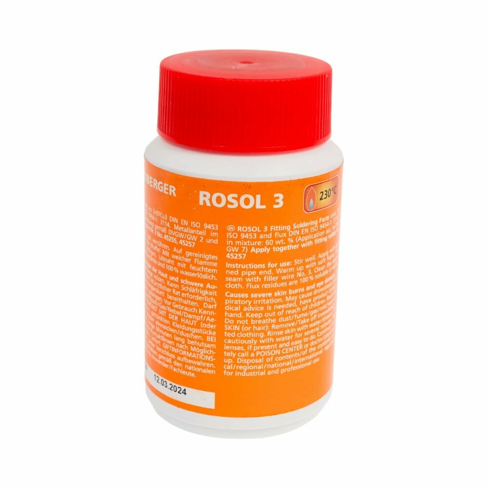 Пастообразный флюс ROSOL 3 Rothenberger 45225