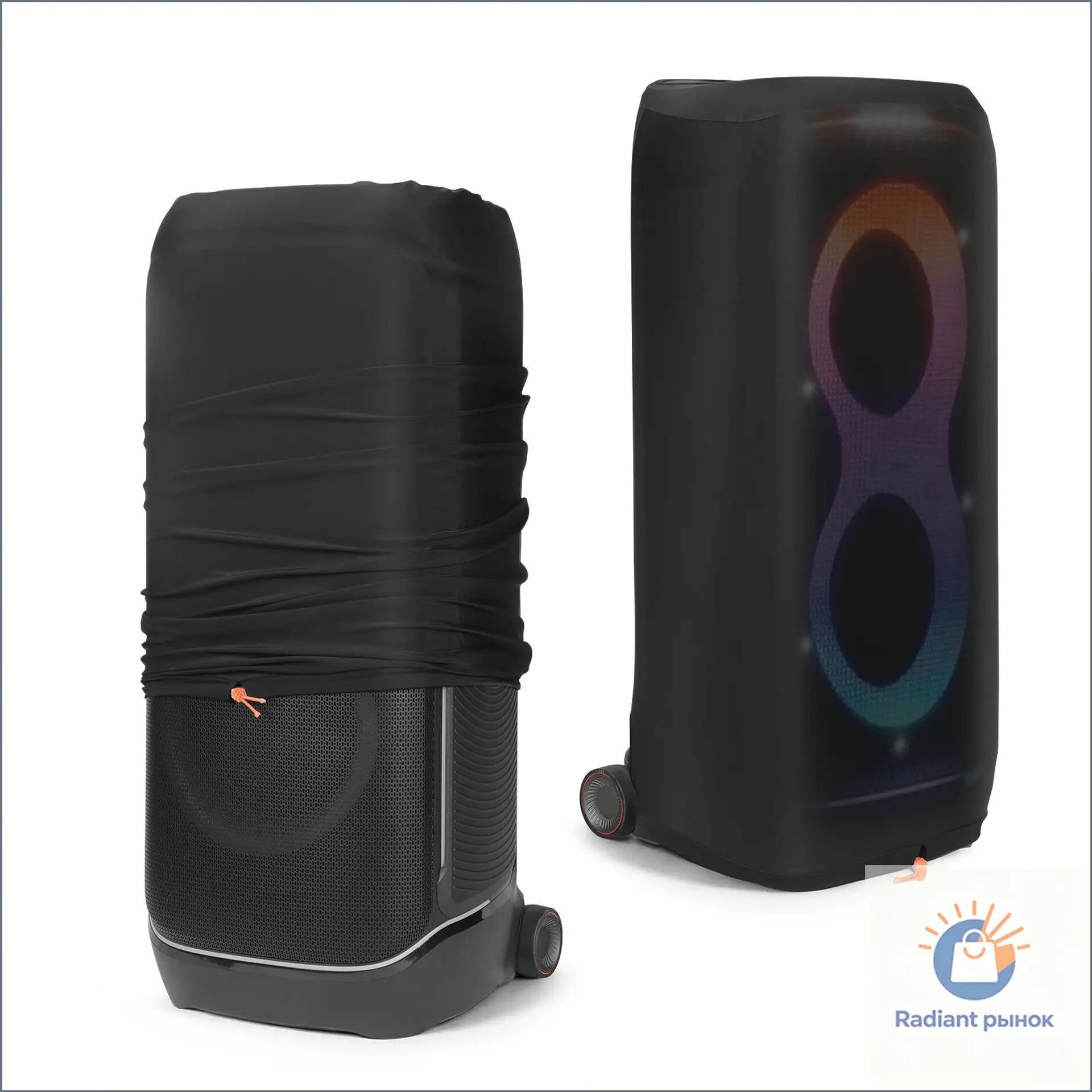 Чехол для колонки JBL PartyBox 720 из лайкры чёрный