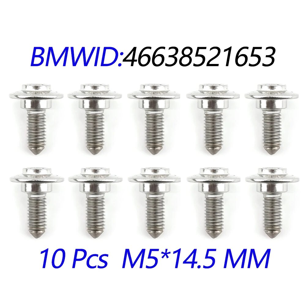 Болты M5x14.5 из нержавеющей стали, 10 шт.