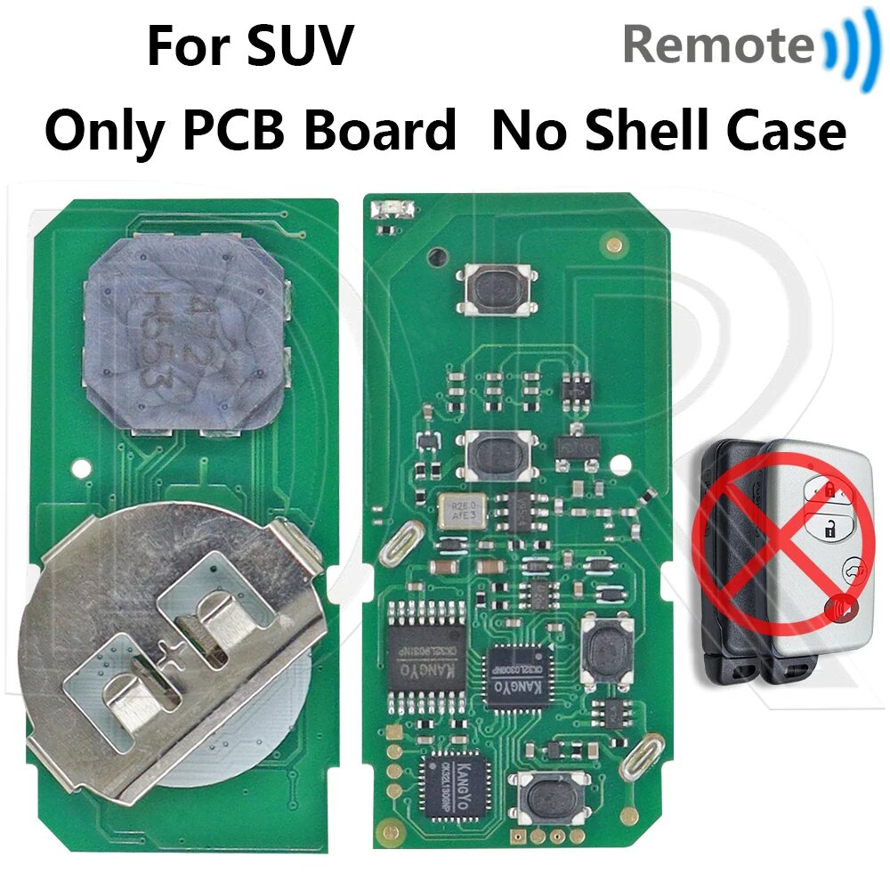PCB плата автоключ 433MHz A433 ASK для Toyota SUV