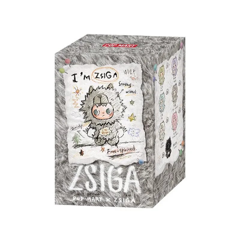 POP MART ZSIGA I'm Zsiga Series: Фигурки-сюрпризы 1 Blind Box