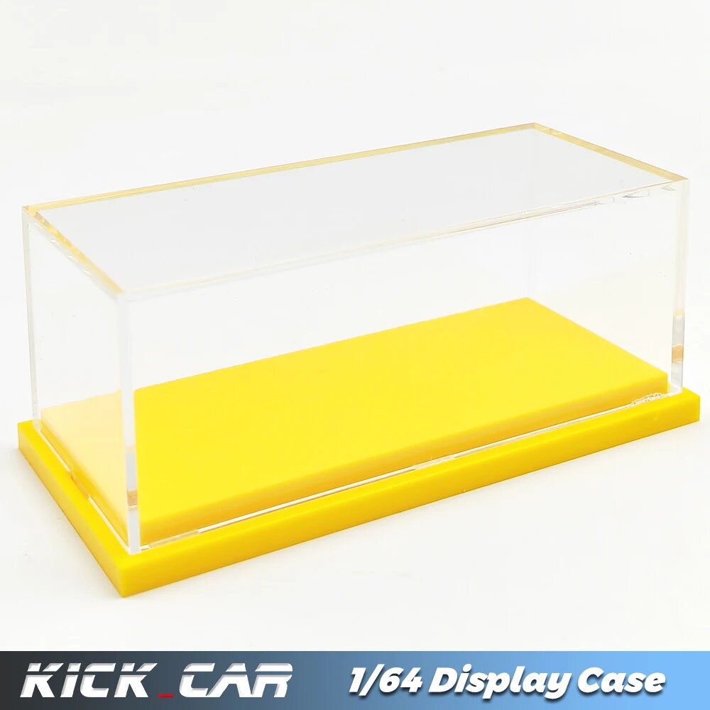 Kicarmod контейнер для моделей автомобилей 1/64 Желтый, Yellow