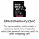 Мини-видеокамера S5 64GB Memory Card