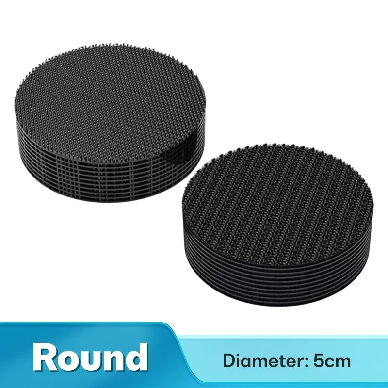 Двусторонние клейкие стикеры для ковров Round, 10pairs 20PCS