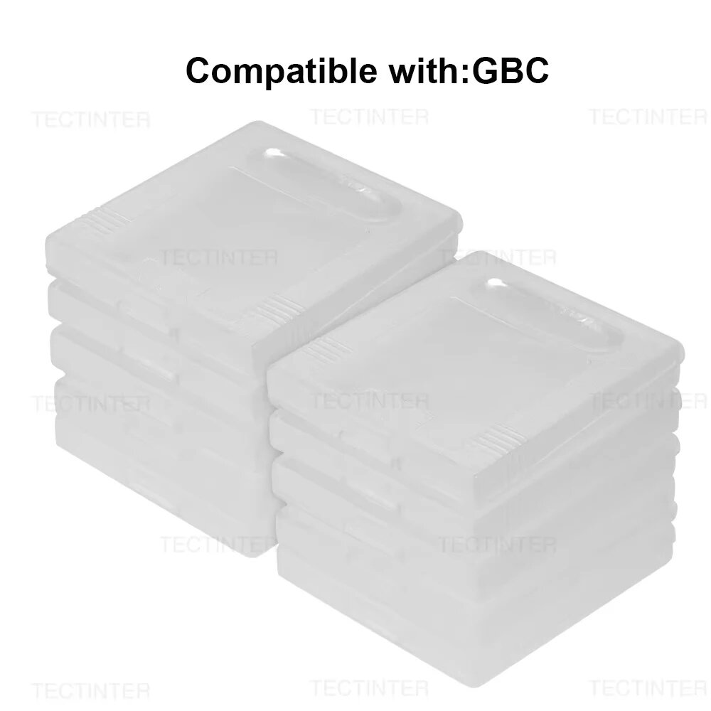Пластиковый бокс для картриджей Nintendo GBC/GBP/GB/GBA YECKTEGJ 10 For GBC