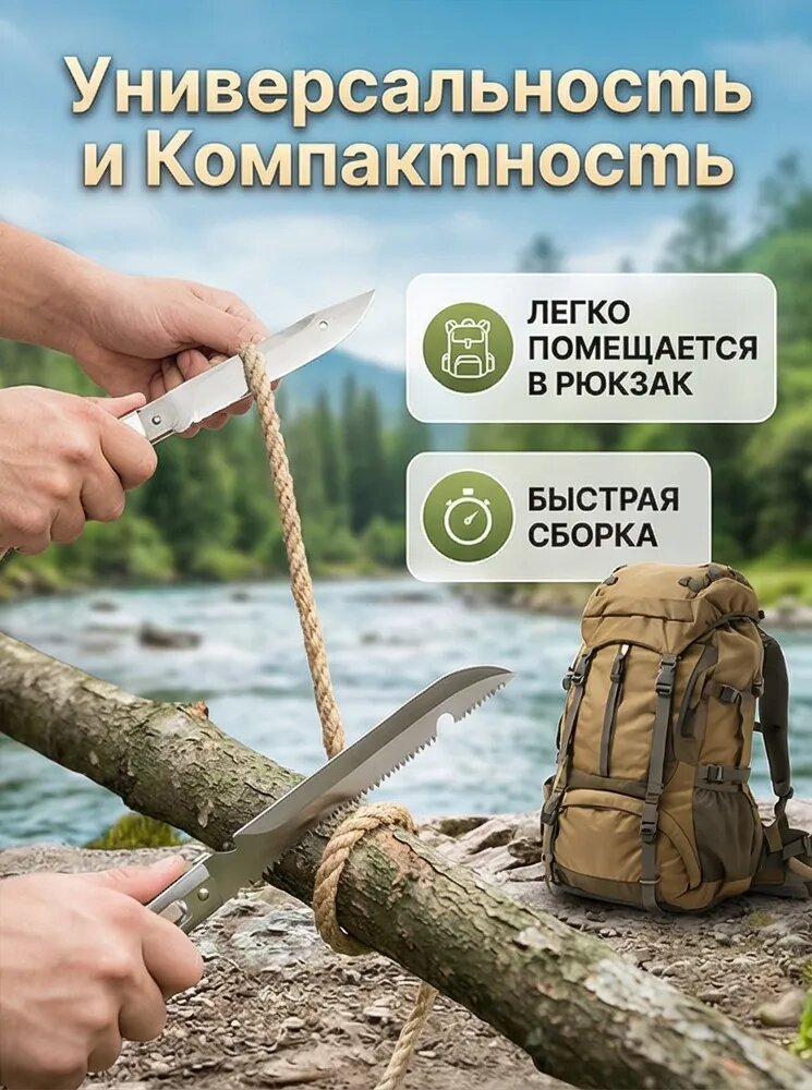 Лопата туристическая — фото 1
