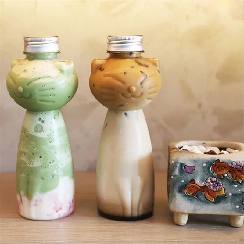 Бутылка для воды Cute Cat, 350 мл, цвет: 350ml