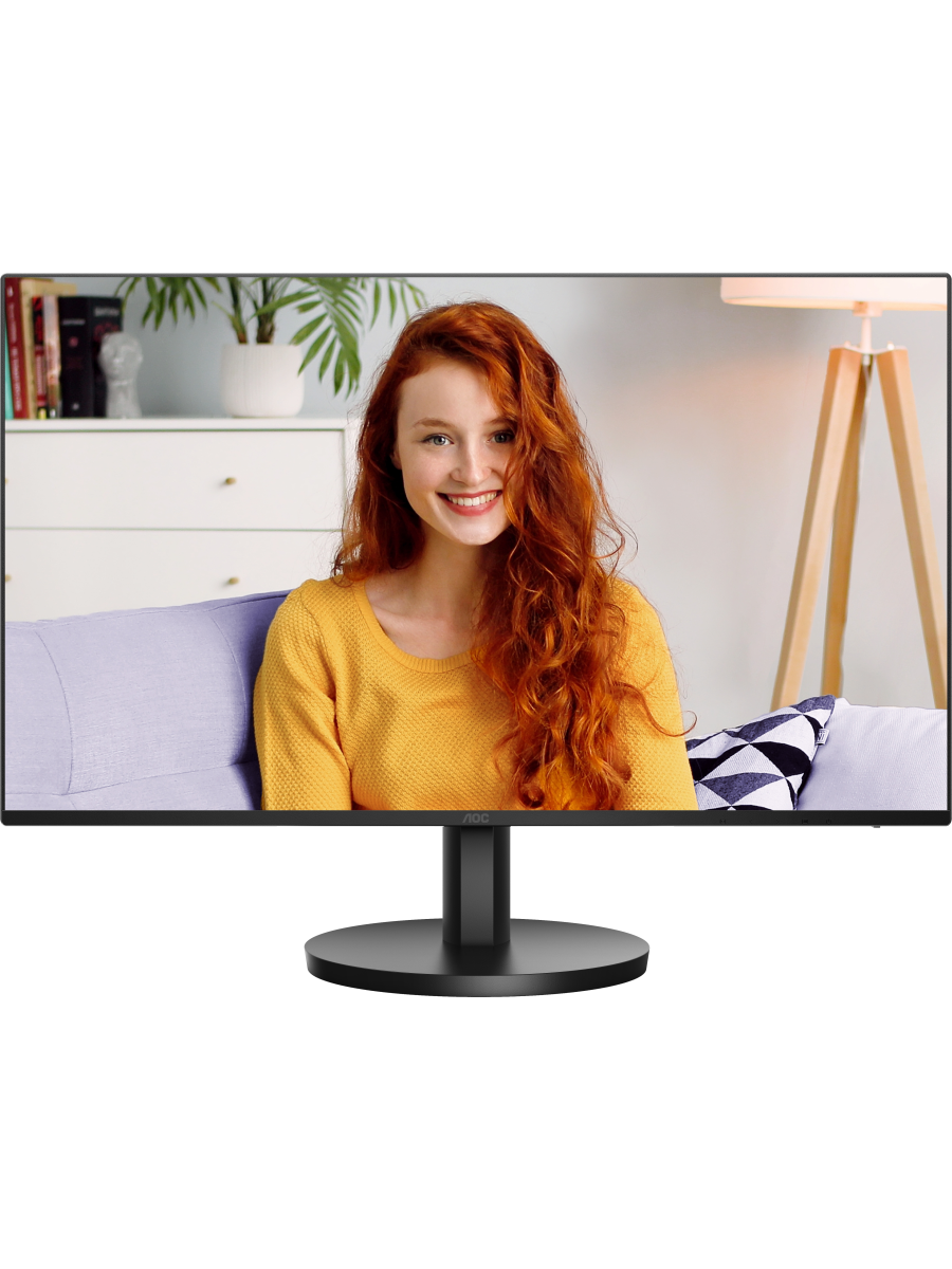 Монитор игровой AOC 24B3QA2 23.8" 1920x1080 IPS 120Гц 1мс динамики HDMI DisplayPort черный — фото 1