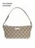 Сумка багет GUCCI GG Monogram Pochette, белый, бежевый