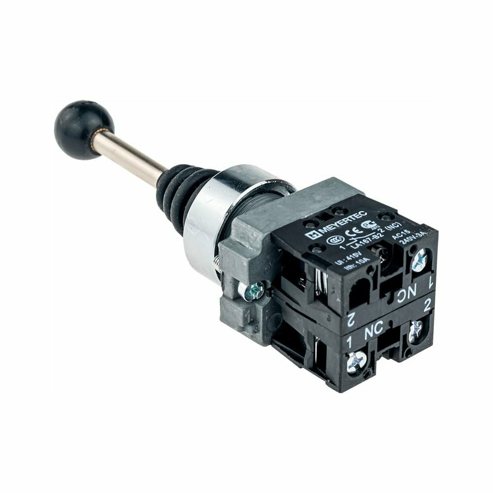 Джойстик в сборе MEYERTEC 2NO, 2 положения с фиксацией, металл MTB2-PA12 арт. 00000079423 — фото 1