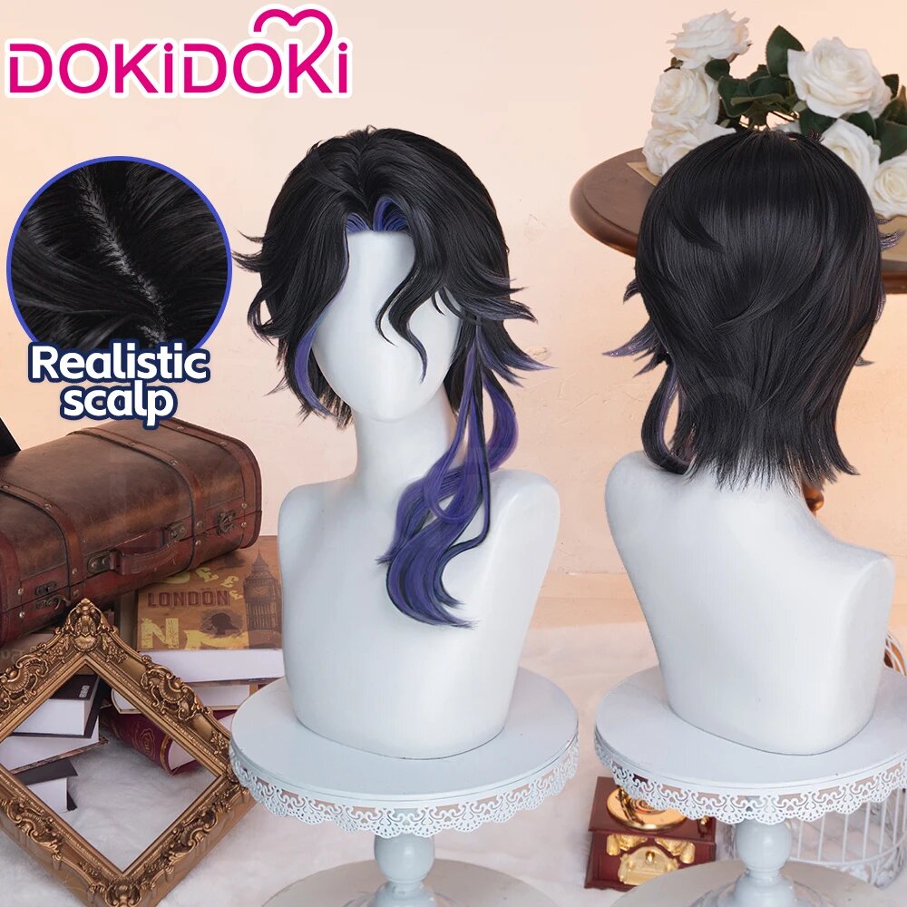 Парик Pantalone Deep Wig, черный с фиолетовым