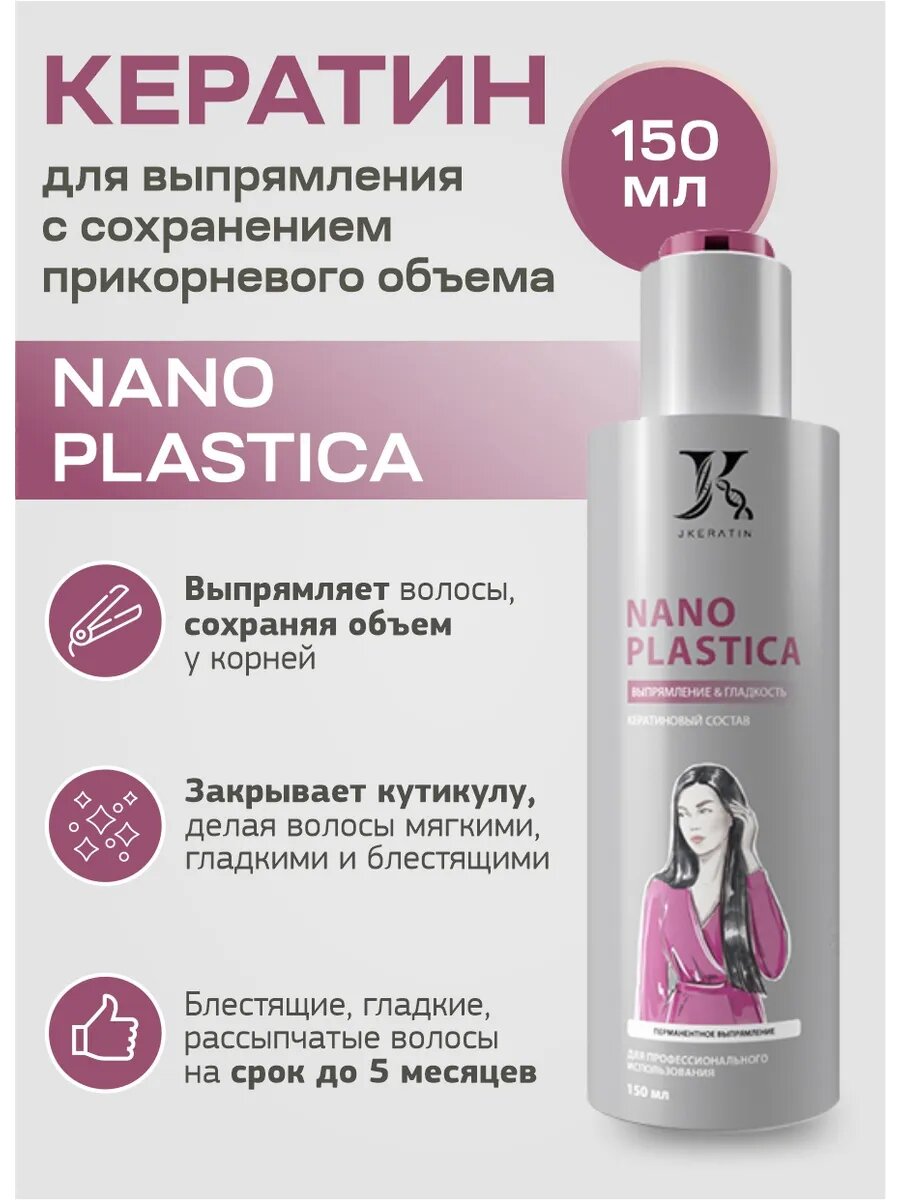 Кератин для выпрямления волос Nanoplastica профессиональный