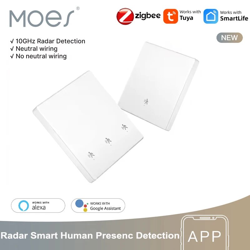 MOES Tuya Zigbee Датчик присутствия — фото 1