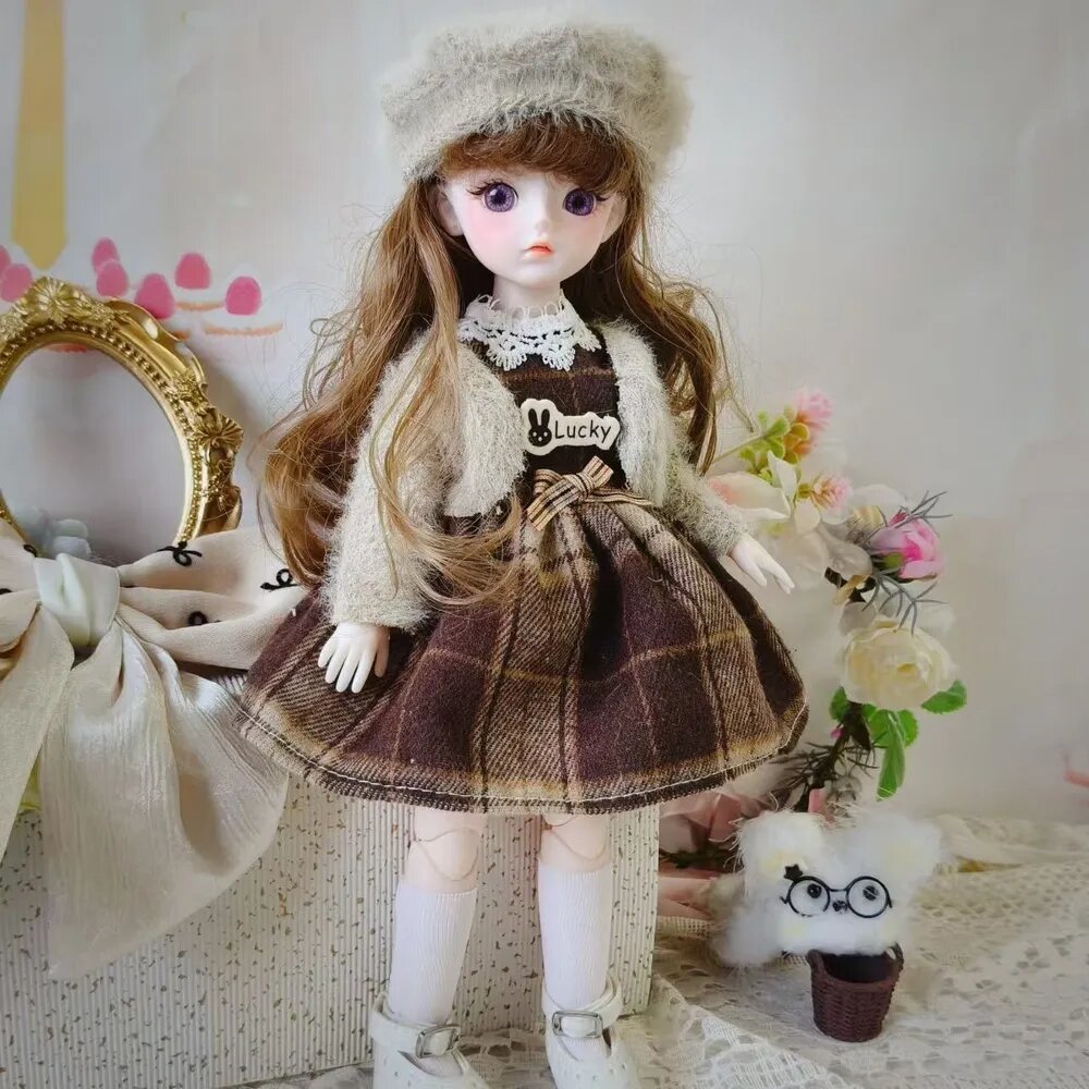 BJD Одежда для кукол, 6 очков, подходит для кукол ростом 30 см