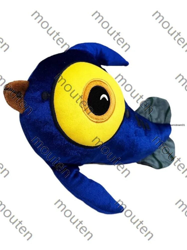Мягкая игрушка Subnautica 22CM, Флис, Перламутровый, Синий
