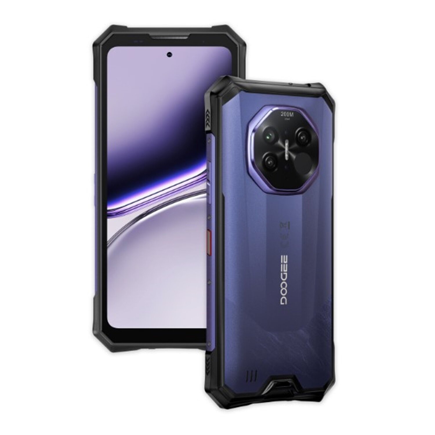 DOOGEE S300 Plus Термозащищенный телефон 5G, 12 ГБ ОЗУ, 6,78-дюймовый экран, 11000 мАч — Черный/Серебристый/Фиолетовый