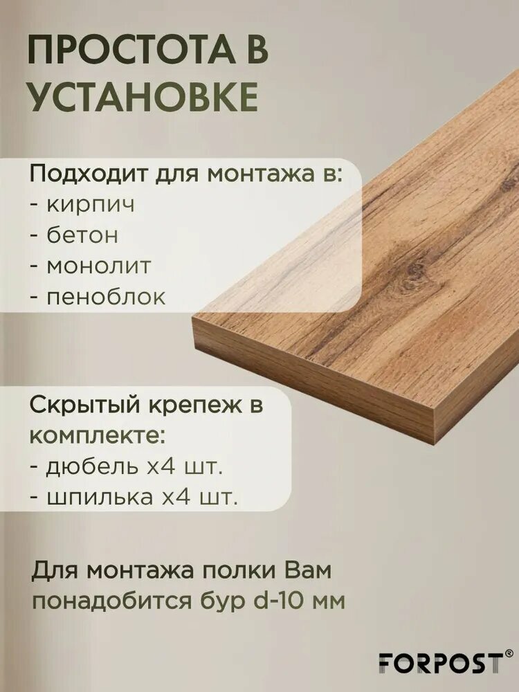 Полка настенная — фото 1