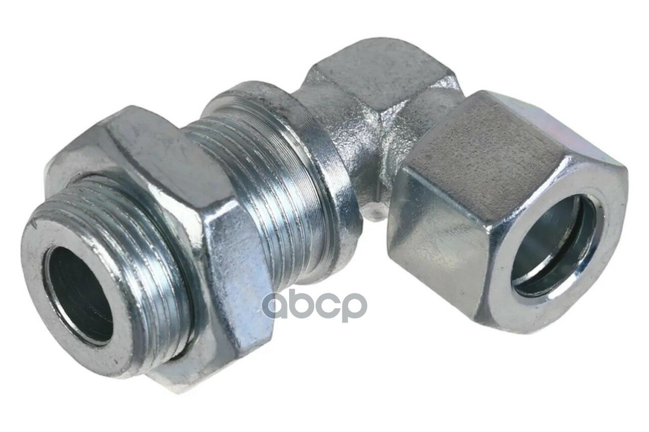 Соединитель угловой трубок !(м) D12 M22х1.5, L40, L45, SW19-27 ZENTPARTS арт. Z186108