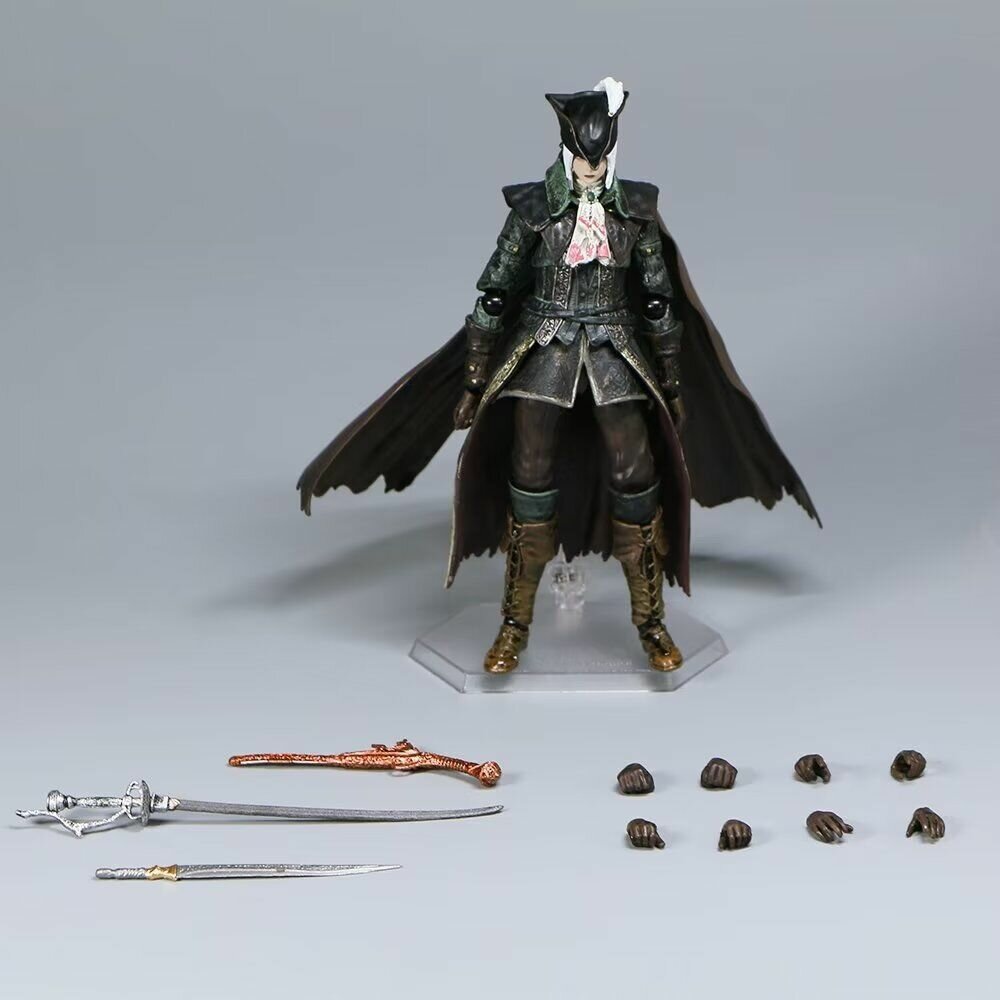 Фигурка Bloodborne Мария, коллекционная модель PVC, черная викторианская кукла в детализированной коробке