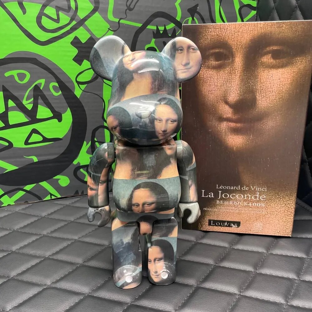 Know EasyxИгрушка Bearbrick Леонардо да Винчи Мона Лиза 28 см стандартная классическая модель