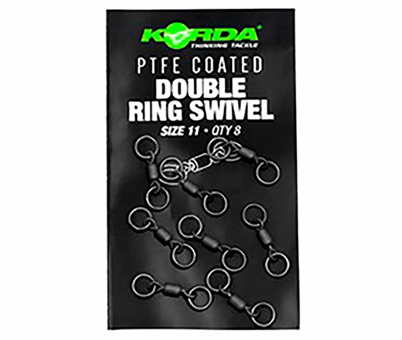 KORDA Вертлюг с двумя кольцами PTFE Double Ring Swivel N11