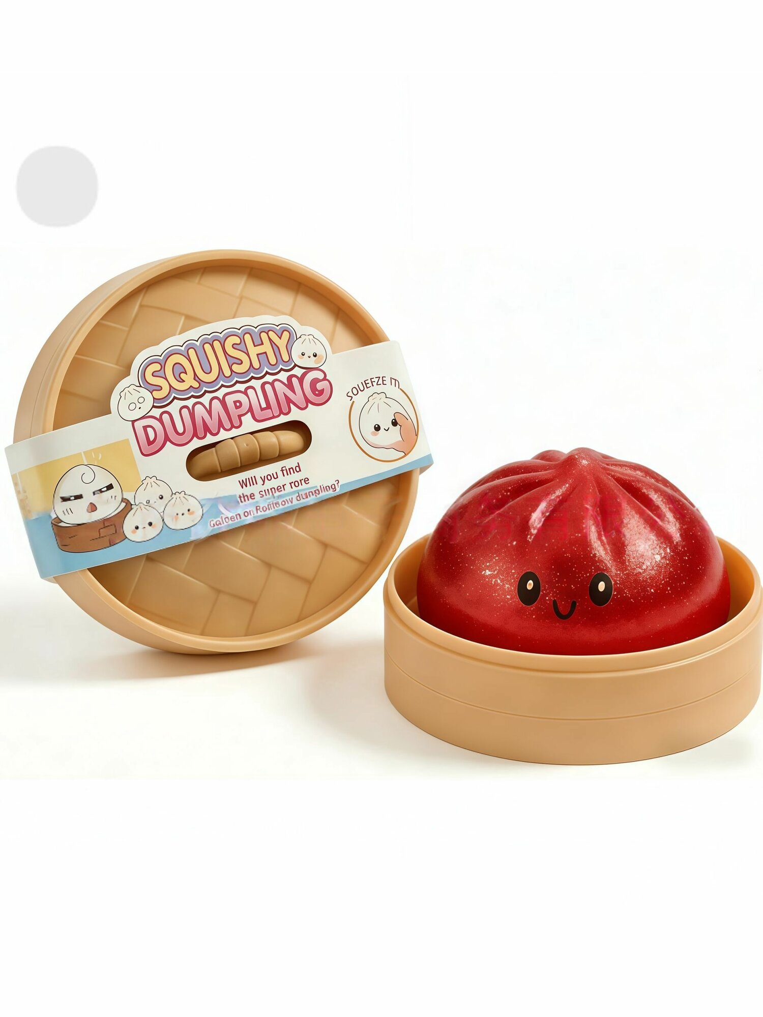 Glitter Dumpling Хинкали антистресс /пельмени сквиш/ антистрес сквиш-мялка/ игрушка для снятия стресса глиттер пельмени блестящие хинкали