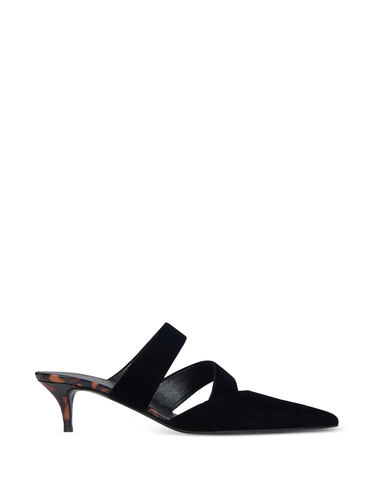 Мюли Velvet tortoiseshell-effect mules