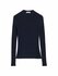 Свитер Jil Sander Ribbed-knit lightweight sweater, размер 44, , Синий принт