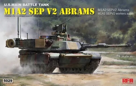 Rye Field RFM 5029 1/35 u. s. Главное поле боя Танки m1a2 sep v2 abrams Модель танка