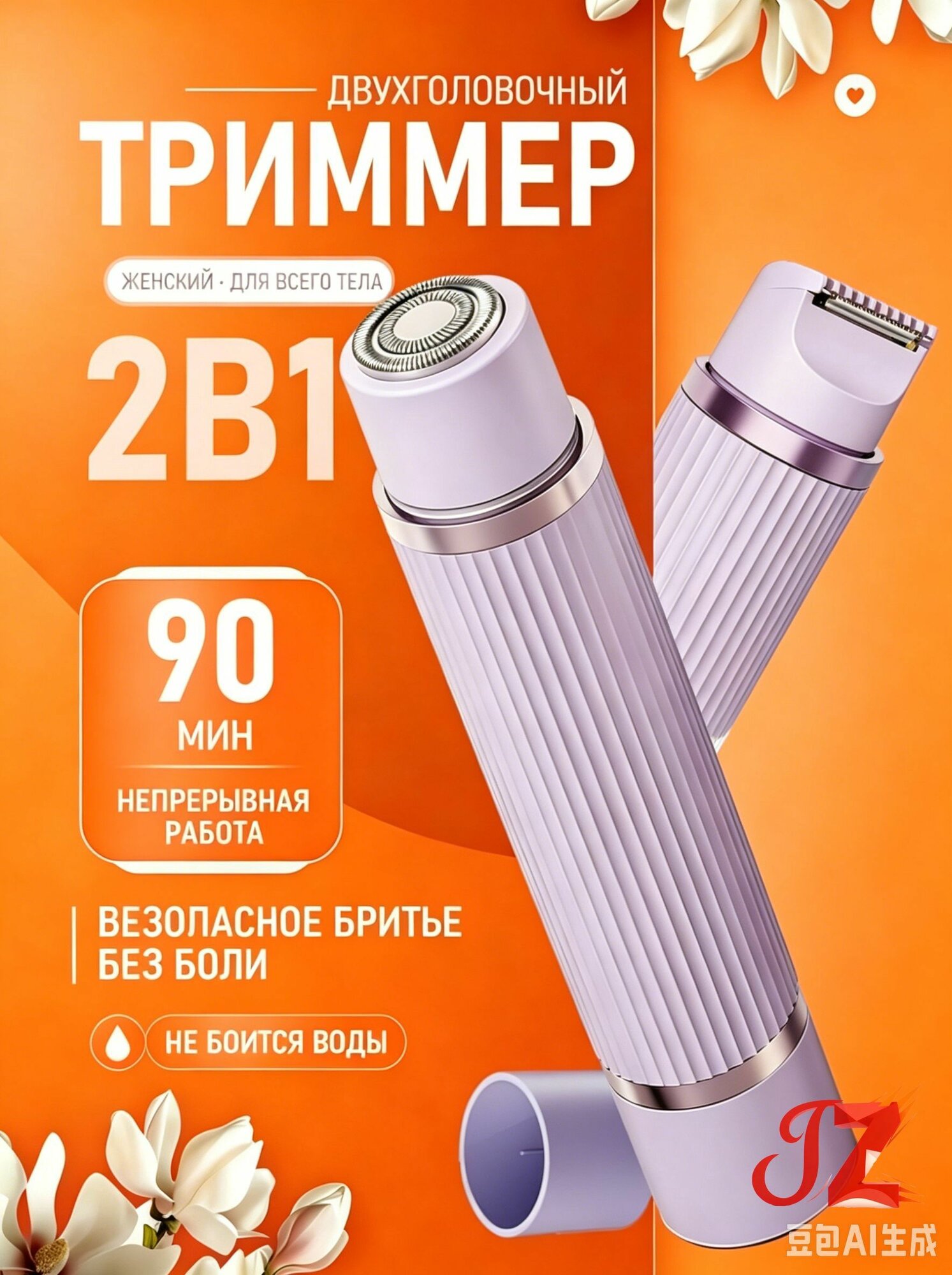 Триммер для волос AFGFGDXZJKNJFK, кол-во насадок 2