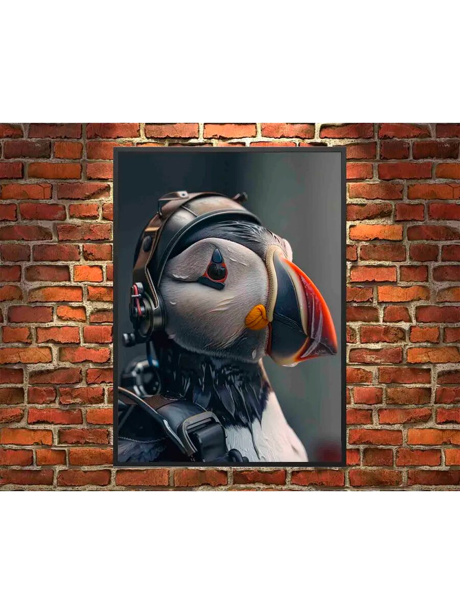 Строитель птиц-тупиков 1, Плакат 30x42см
