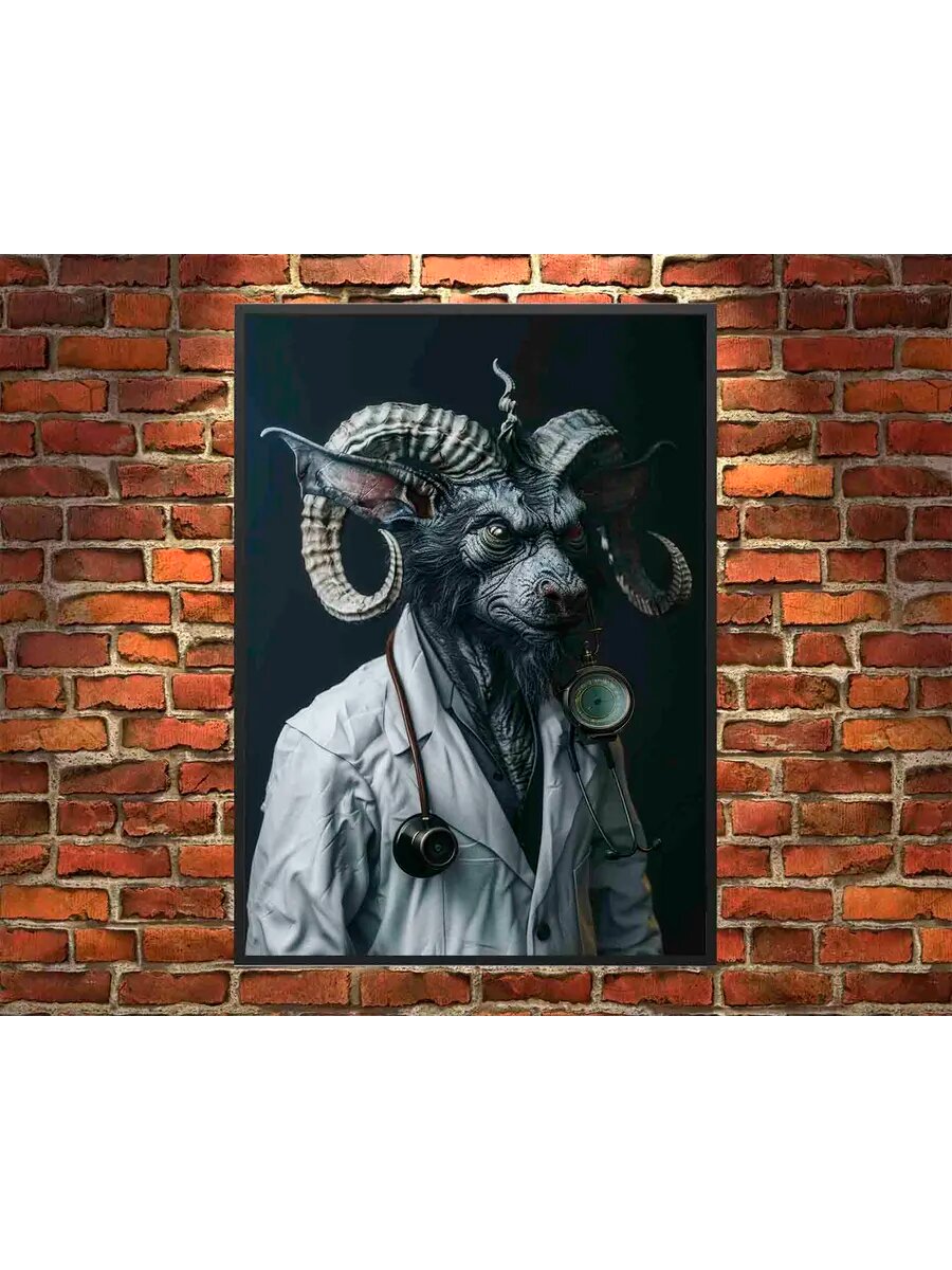 Зверь-химера, Доктор 1, Плакат 30x42см