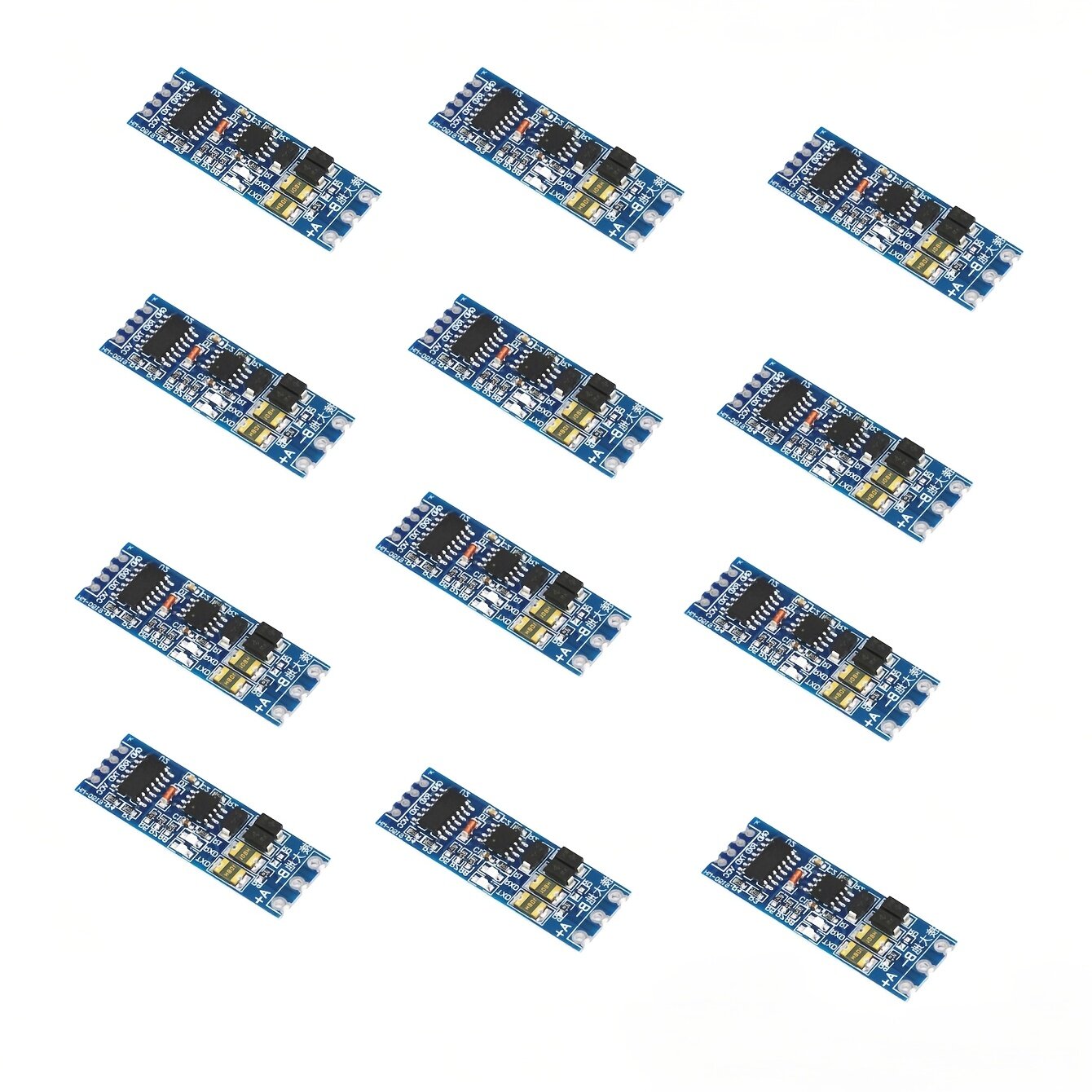 Преобразователь UART в RS485, полнодуплексный, с аппаратным автоматическим управлением потоком, 12 шт.
