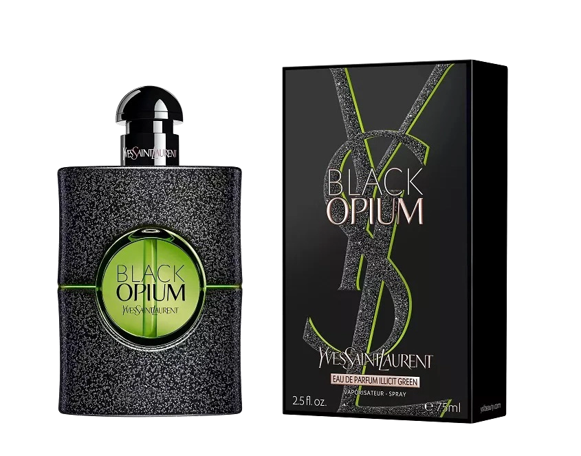 Женский парфюм Ysl Black Opium Illicit Green 75 мл / Ив Сен Лоран Блек Опиум Иллисит Грин