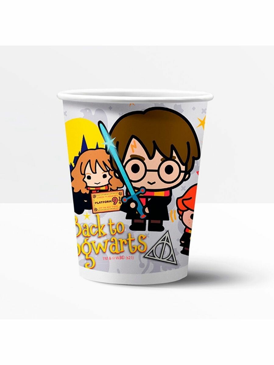 Стаканы бумажные "Гарри Поттер" Чиби / Harry Potter Chibi