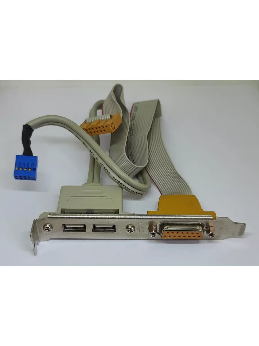 Планка на заднюю панель корпуса ПК 2 x USB 2.0 + Game port