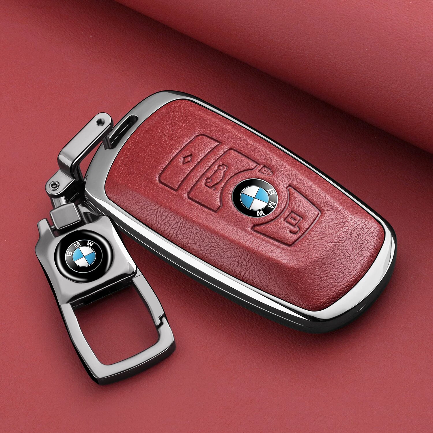 BMW Ключевой чехол для 5-й серии 525li 520 3-й серии 320 325li X3 X5 E60 E70 E90 E91 E92 E93 M530 из натуральной кожи с