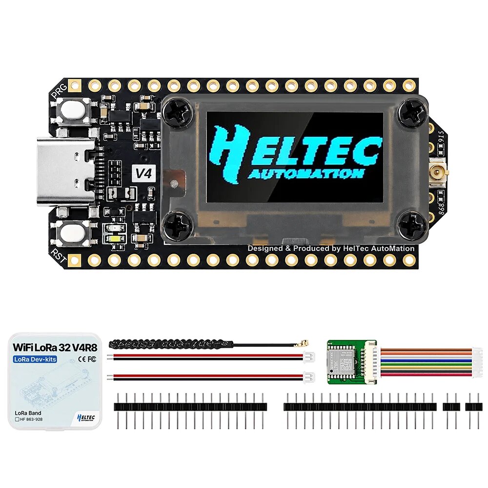 Heltec WiFi LoRa 32 V4 R8 ESP32-S3R8 8Мб Screen A with GPS