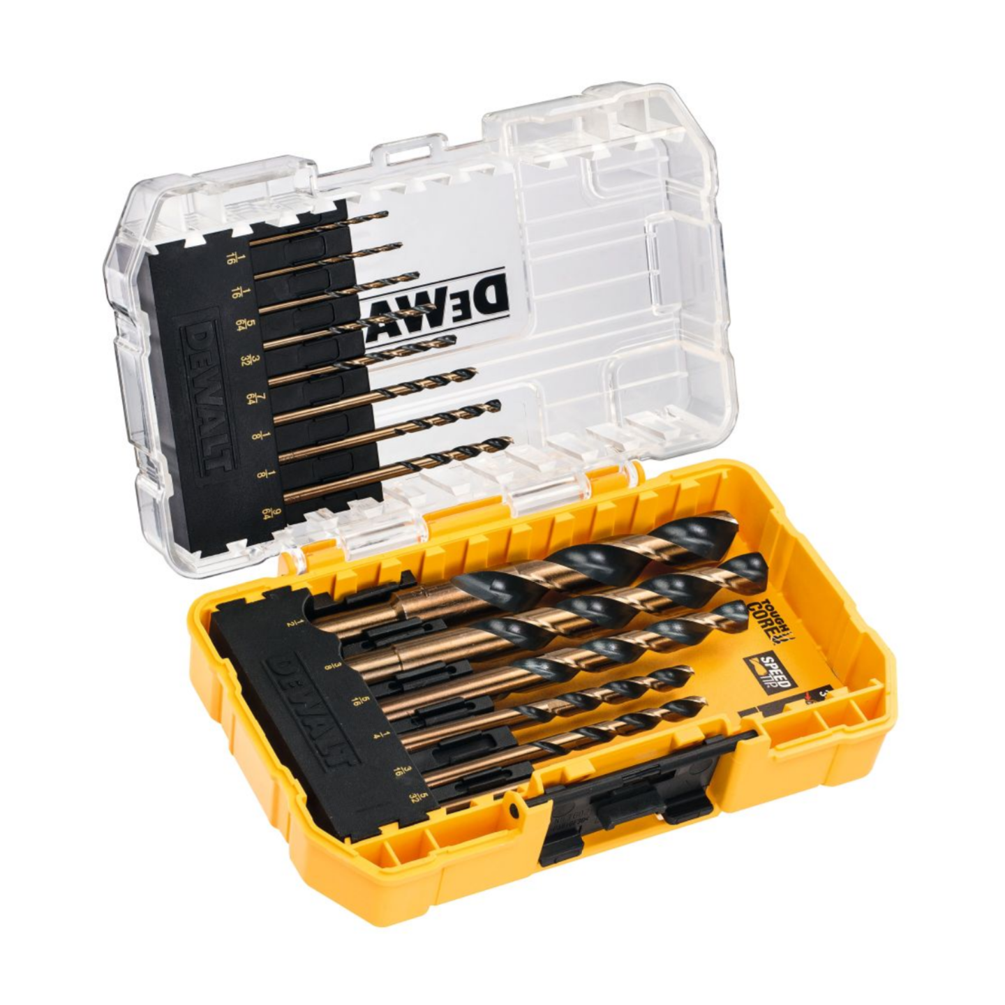 Набор сверл DeWalt DT70727-QZ по металлу, 14 шт. HSS-G, черный/золотой