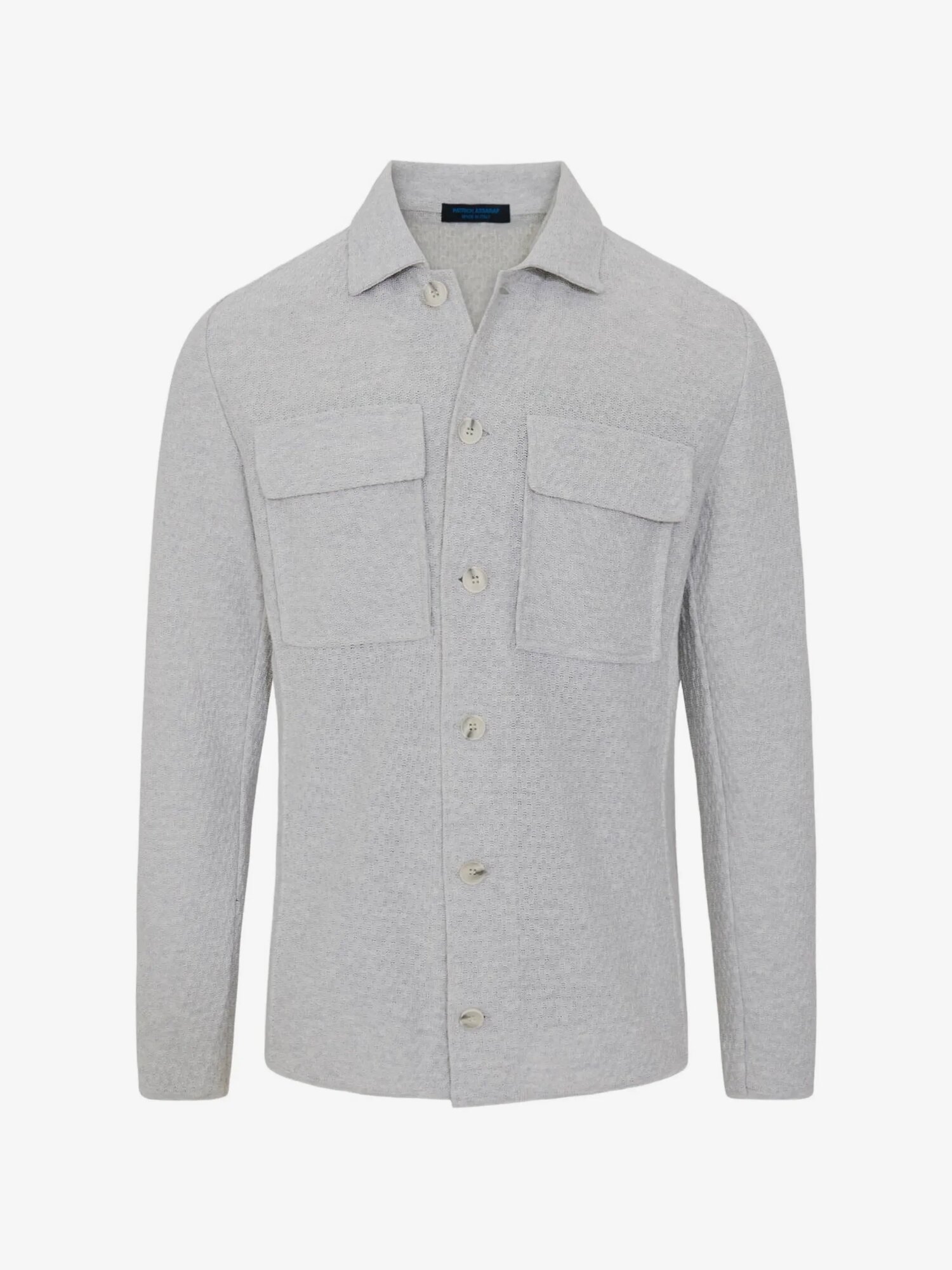 Куртка PATRICK ASSARAF Knit-textured shirt jacket