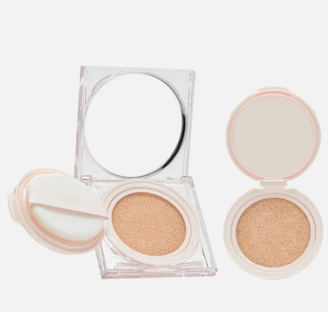 Тональный кушон с эффектом сияния spf 50+ PA+++ CLIO kill cover high glow cushion refill 2 BP Lingerie