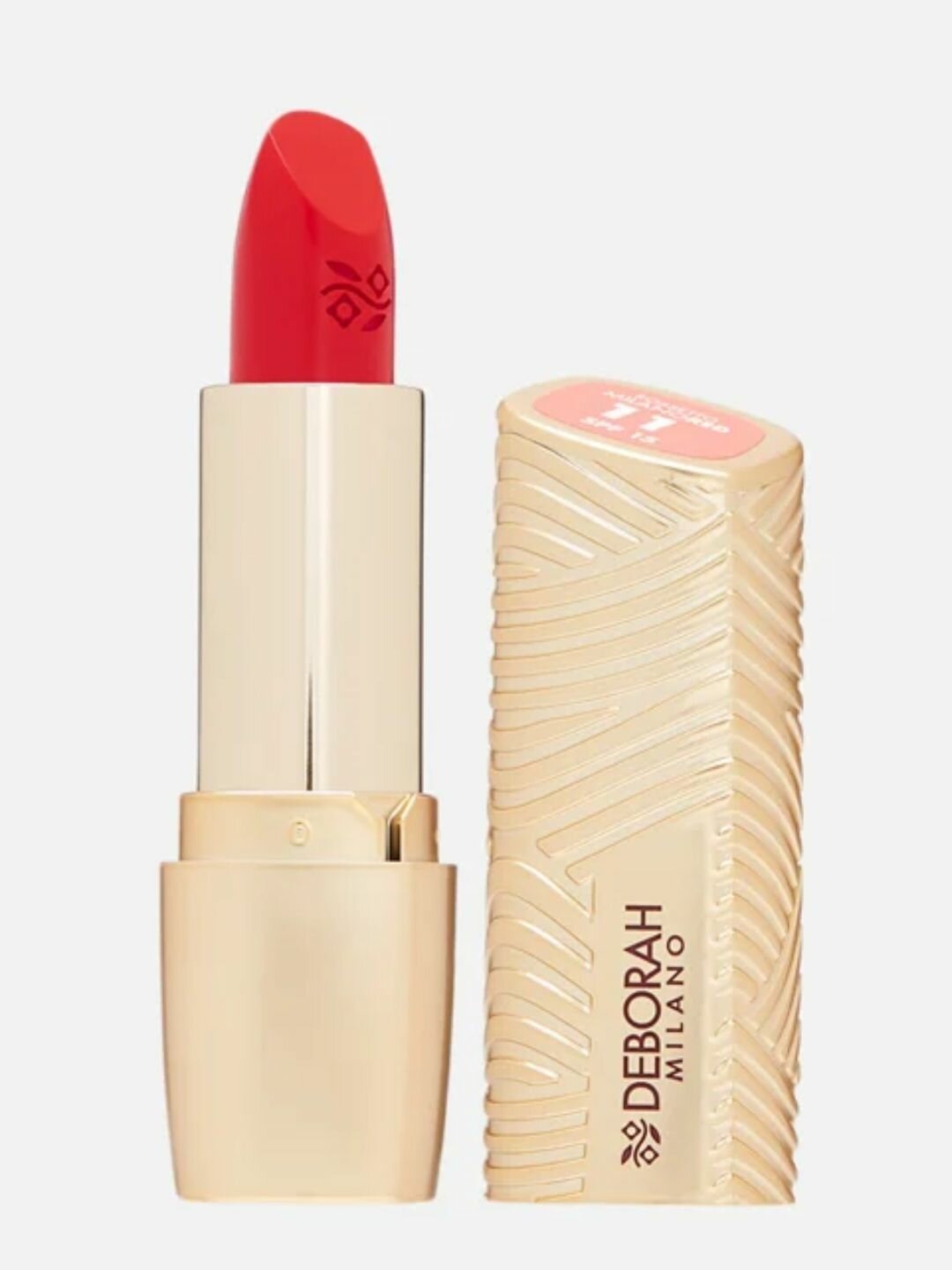 Губная помада spf15 DEBORAH MILANO rossetto milano red 11 Красный Коралл