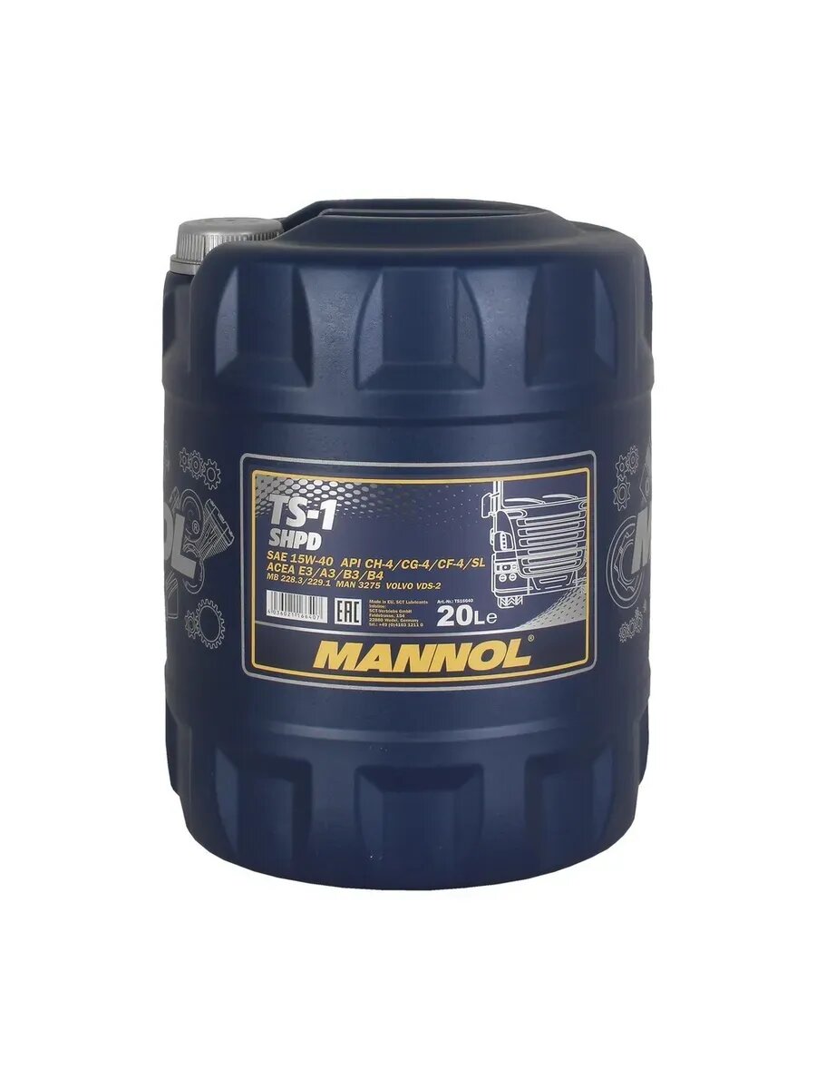 Mannol TS-1 SHPD 15W40 минеральное