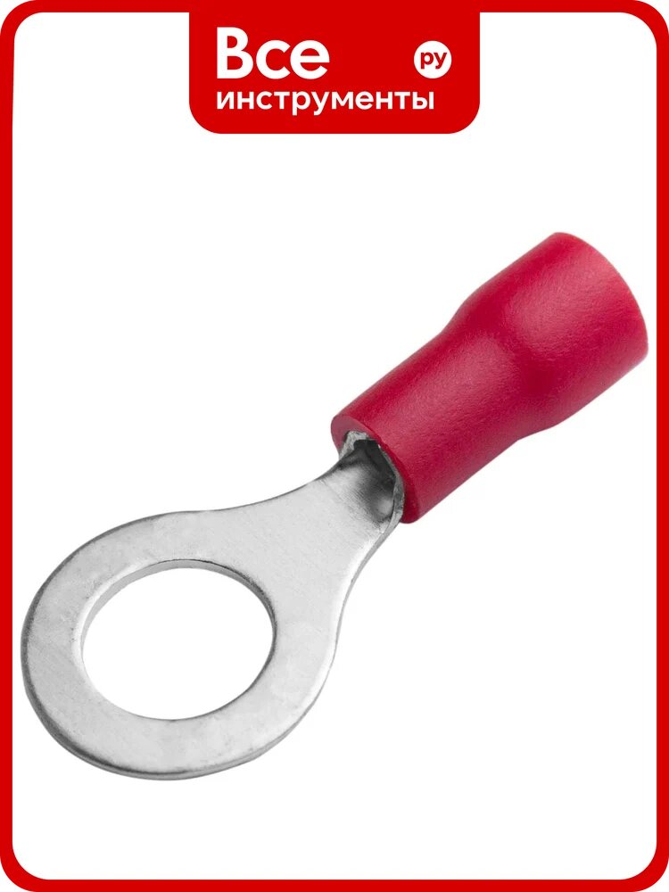 Наконечник кабельный кольцевой изолированный Vell НКИ 1,5-6, 100 шт 1397039