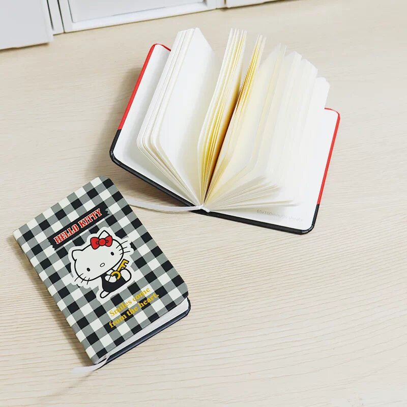 Тетрадь MINISO HelloKitty Sanrio A7 в твердом переплете, 96 страниц, с милым мультяшным дизайном, для студентов
