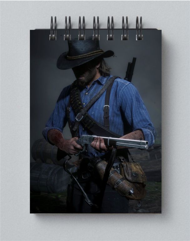 Блокнот RED DEAD REDEMPTION 2, РЕД деад редемптион 2 №5, А4