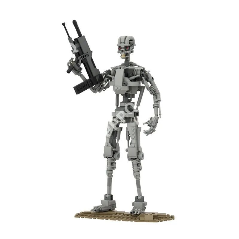Серия фильмов "Терминатор" / Робот T800 / Совместим с Lego/21.5*20.1* 35 см/534 шт.